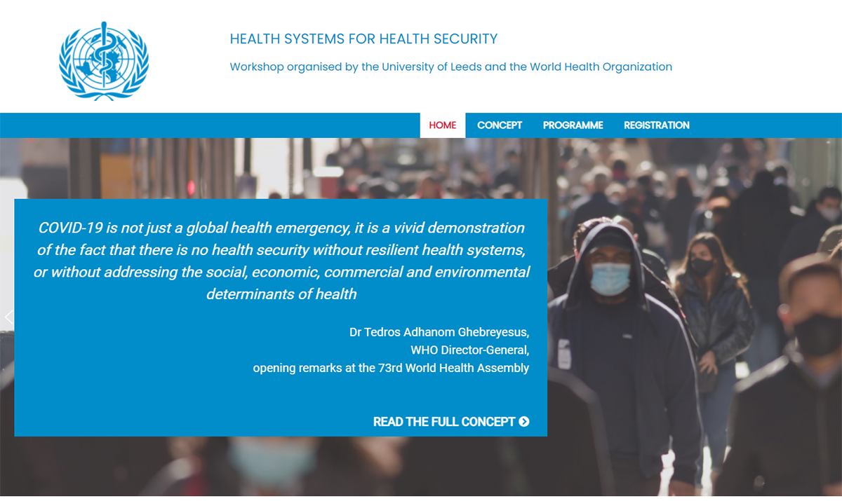 HEALTH SYSTEMS FOR HEALTH SECURITY